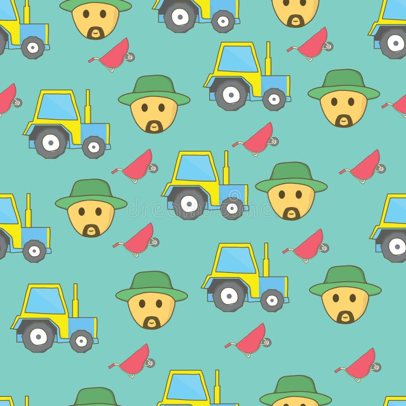 Farming Background Design. Vector Illustration Decorative Design Stock ...