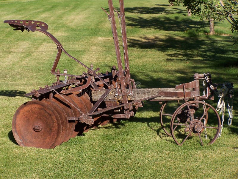 Farming Equipment,old,antique Stock Image - Image of rusty, harvesting ...