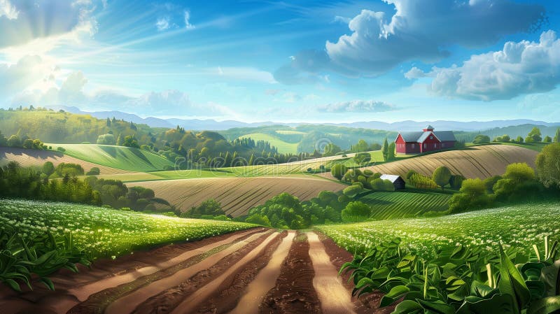 Farming field background stock image. Image of food - 323281305