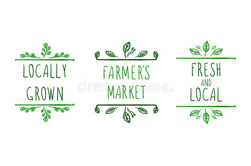 Locally Grown Badge Stock Illustrations – 827 Locally Grown Badge Stock ...
