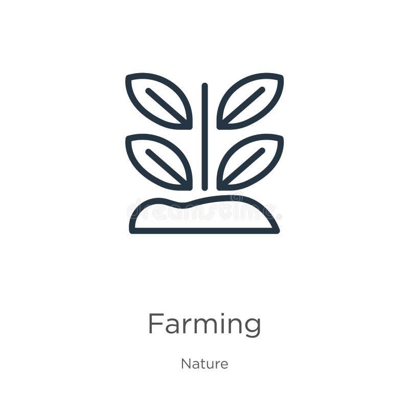 Cultivation Icon Vector. Trendy Flat Cultivation Icon from Nature ...