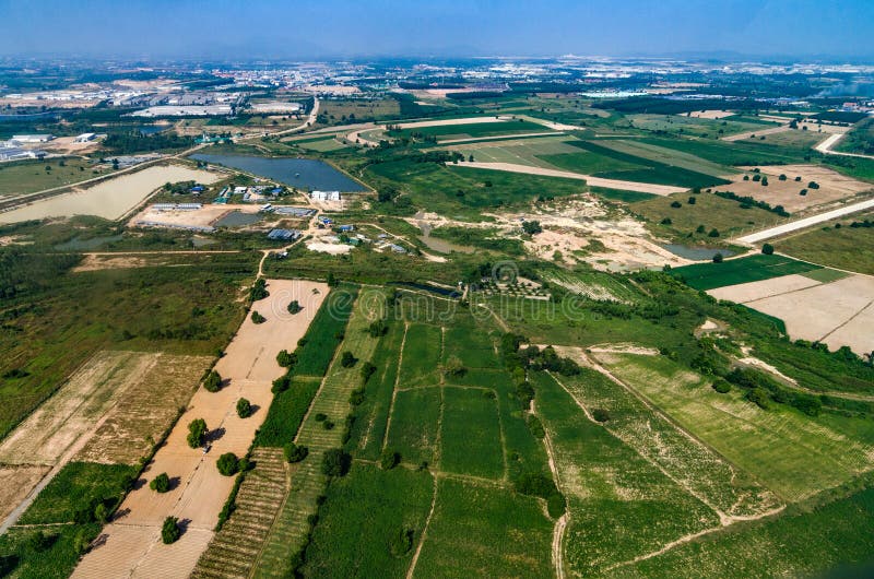 Farming Industrial Estate Development Stock Photo - Image of structure ...