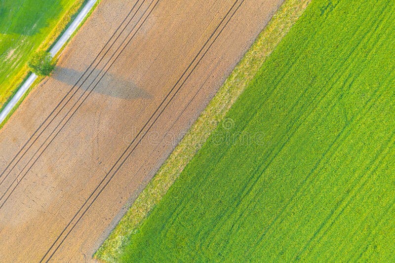 Farming Landscape from Above Stock Photo - Image of farming, modern ...