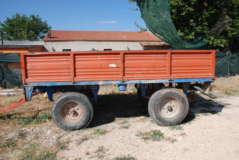 Farming Trailer stock photo. Image of agriculture, transportation - 6933740
