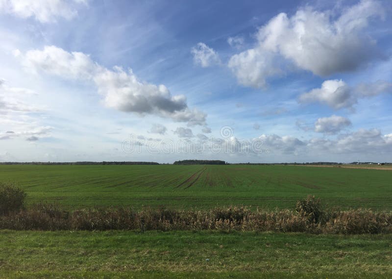 Farmland in Lithuania stock photo. Image of europe, farmland - 100111870