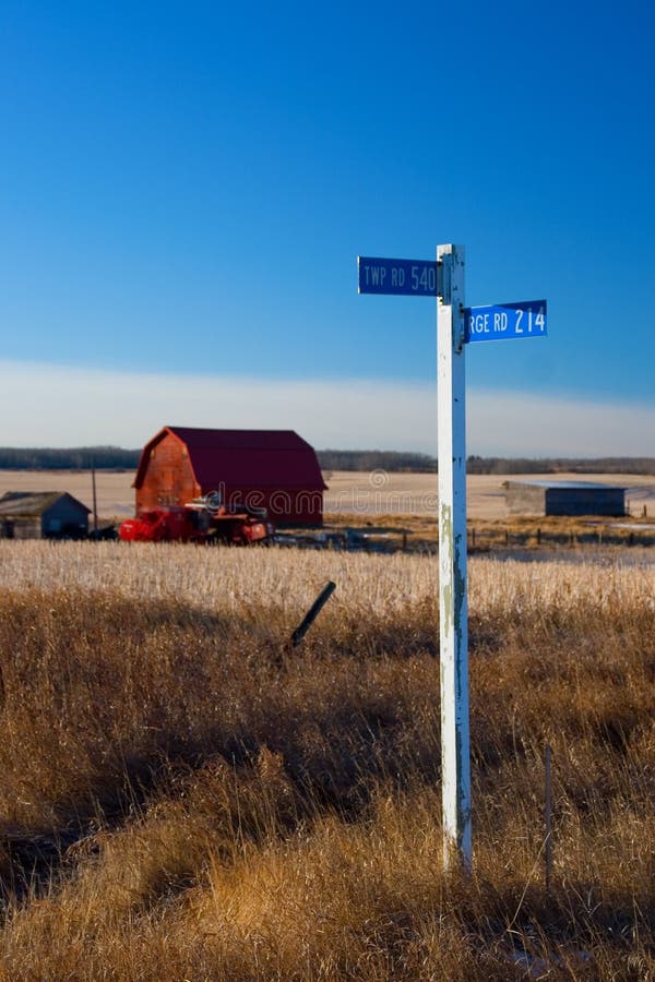 Farmland Sign stock image. Image of prairie, land, blue - 420263