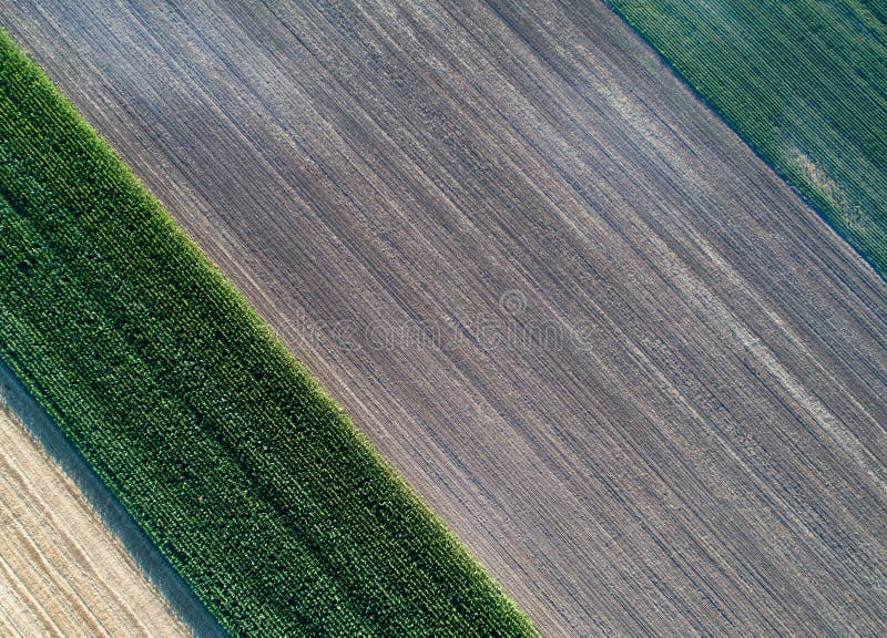 Farmlands shoot from air stock image. Image of corn - 108312471
