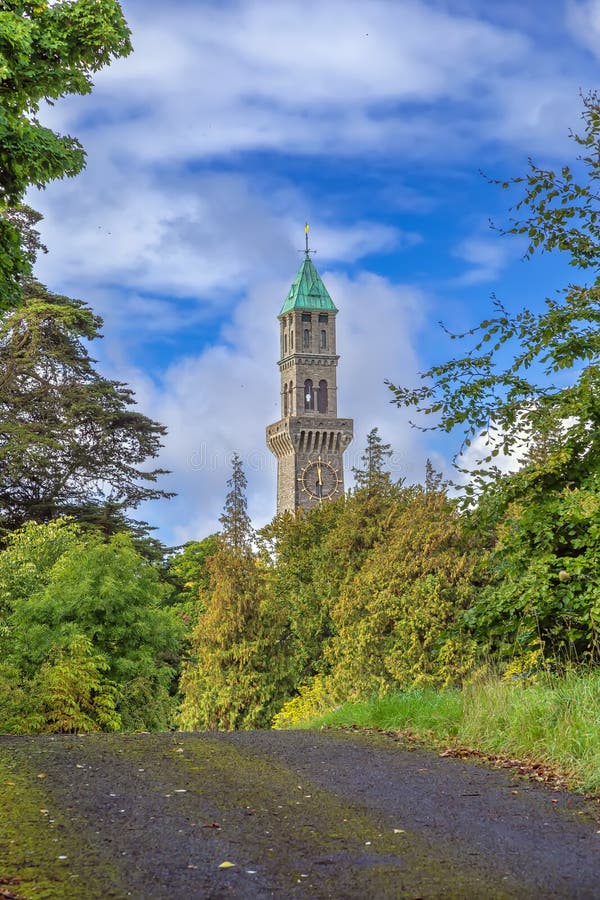 Farmleigh Clock Tower, Dublin, Ireland Stock Image - Image of tourism ...