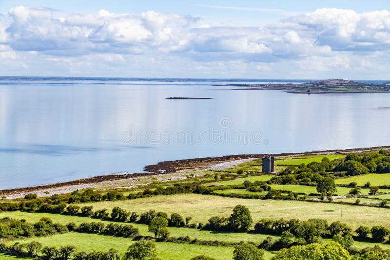 Farms and Beach in Ballyvaughan Stock Photo - Image of hiking, galway ...