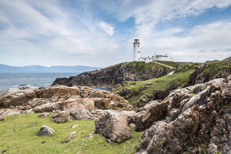 Fanad Head Lighthouse Condado Donegal Ireland Imagen de archivo ...