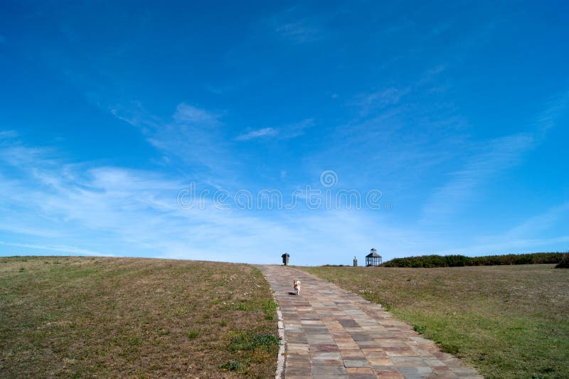 Faro De Isla Pancha, Ribadeo Imagen de archivo - Imagen de hermoso ...