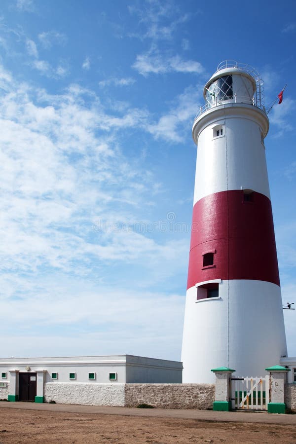 Faro De Portland Bill En Dorset Imagen de archivo - Imagen de cielo ...