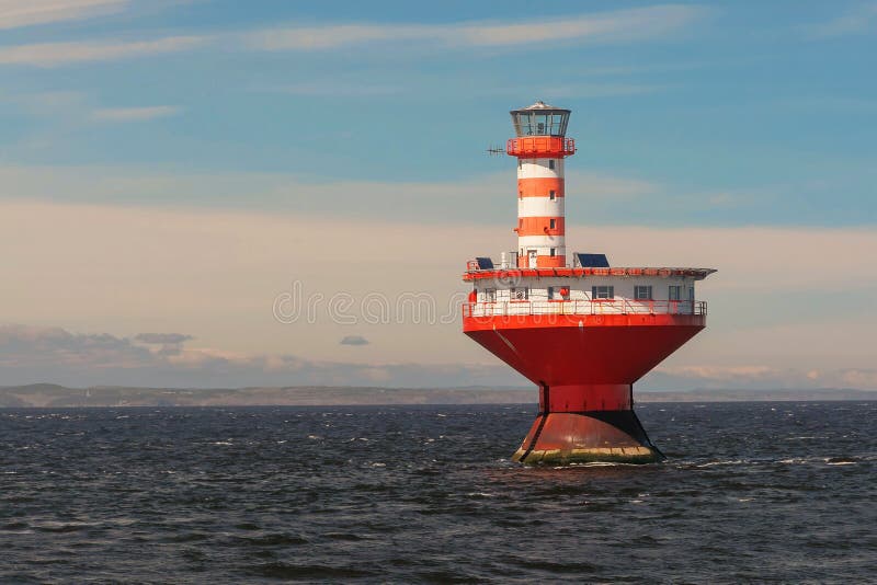 Faro Di Tadoussac, Quebec, Canada Immagine Stock - Immagine di guardare ...