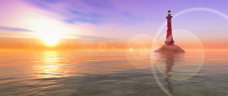 Faro en la costa imagen de archivo. Imagen de faro, referencia - 51687365