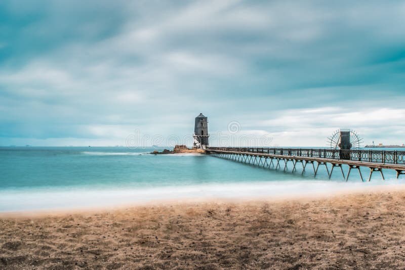 Faro En Max Alexandria Egypt Foto de archivo - Imagen de orilla, faro ...