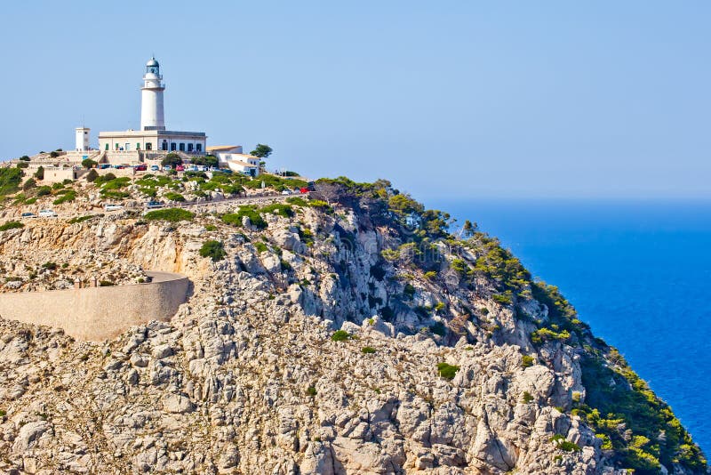 Faro En Cap Formentor, Mallorca Imagen de archivo - Imagen de faro ...