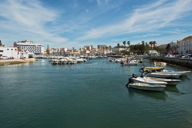 Faro Harbor Sunset 05 stock image. Image of faro, portugal - 5972803