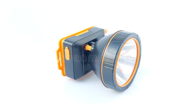 Faro Led Sobre Fondo Blanco Aislado Imagen de archivo - Imagen de ...