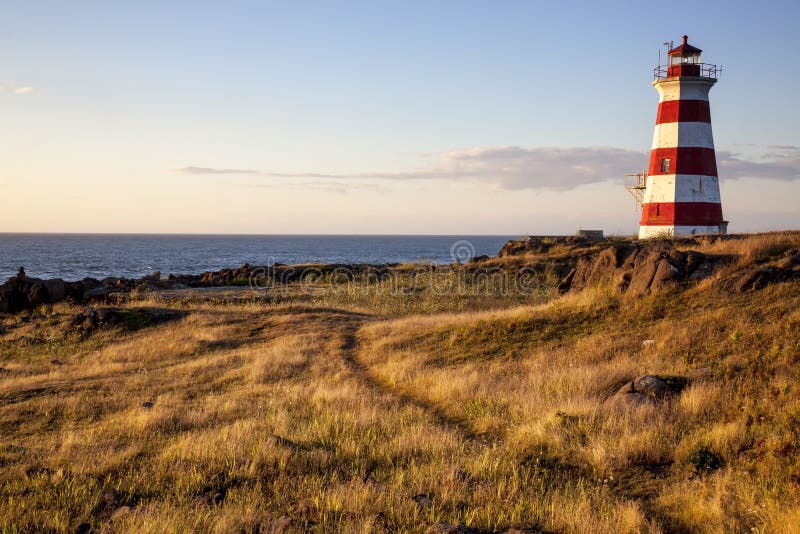 Faro - Nova Scotia - Canada Immagine Stock - Immagine di viene, mare ...