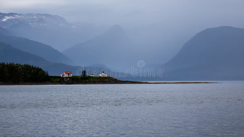 Faro Point Retreat, Juneau Alaska Imagen de archivo - Imagen de ...