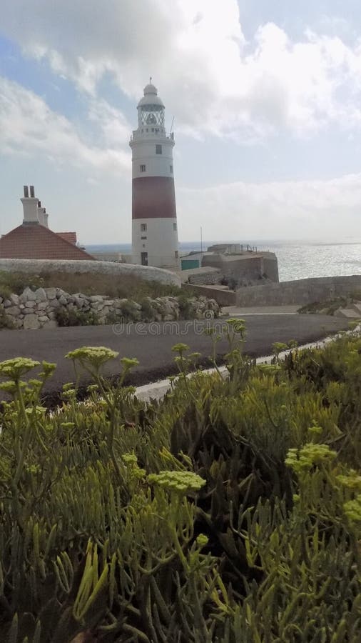 Faro- Punta Europa -GIBRALTAR Stock Image - Image of punta, africa ...