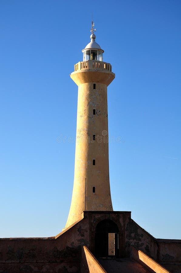 Faro a Rabat, Marocco fotografia stock. Immagine di vetro - 117048094