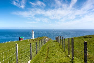 Faroe Islands, Sightseeing at Akraberg Lighthouse Stock Photo - Image ...