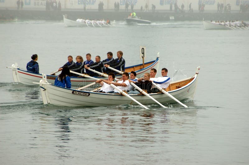 Faroese rowing competiton editorial photo. Image of olaf - 5938166