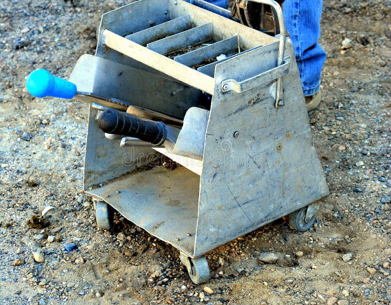 Farrier toolbox. stock image. Image of country, grooming - 65862641