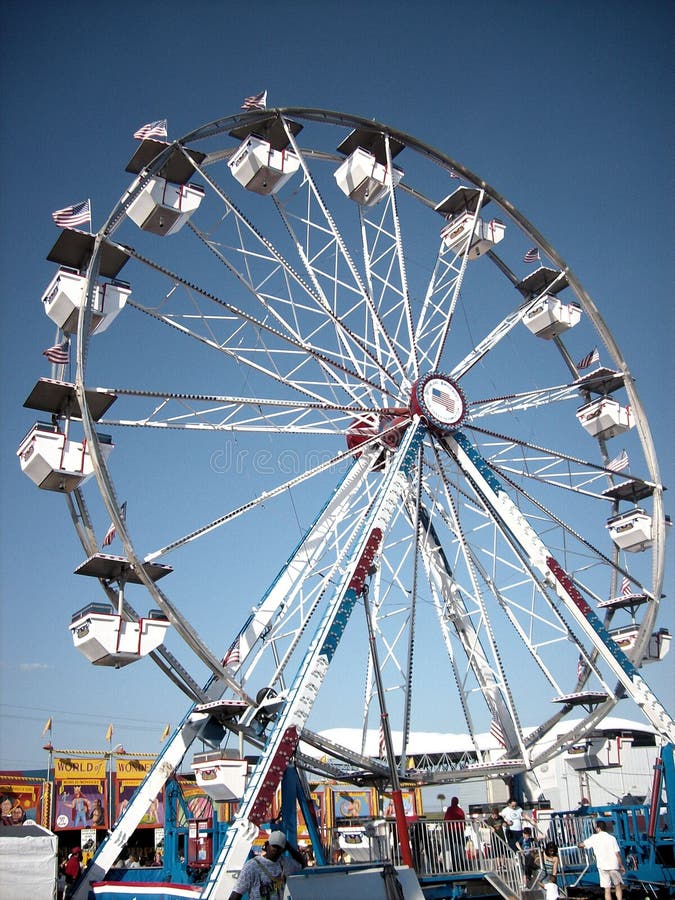 Farris wheel stock image. Image of wheel, fair, ride, playground - 4345755
