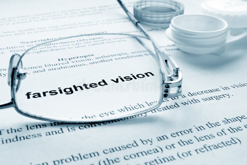 Farsighted vision stock image. Image of longsighted, hyperopia - 50982011