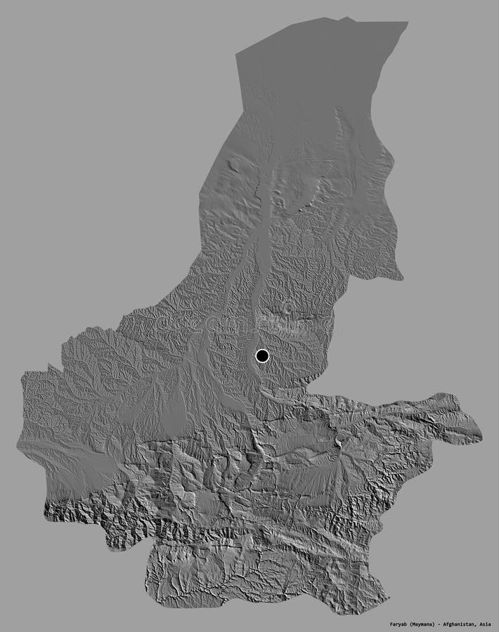 Faryab Province map vector stock vector. Illustration of abstract ...
