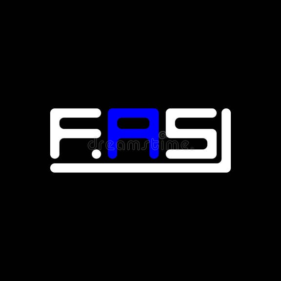 FAS Letter Logo Creative Design with Vector Graphic, FAS Stock Vector ...