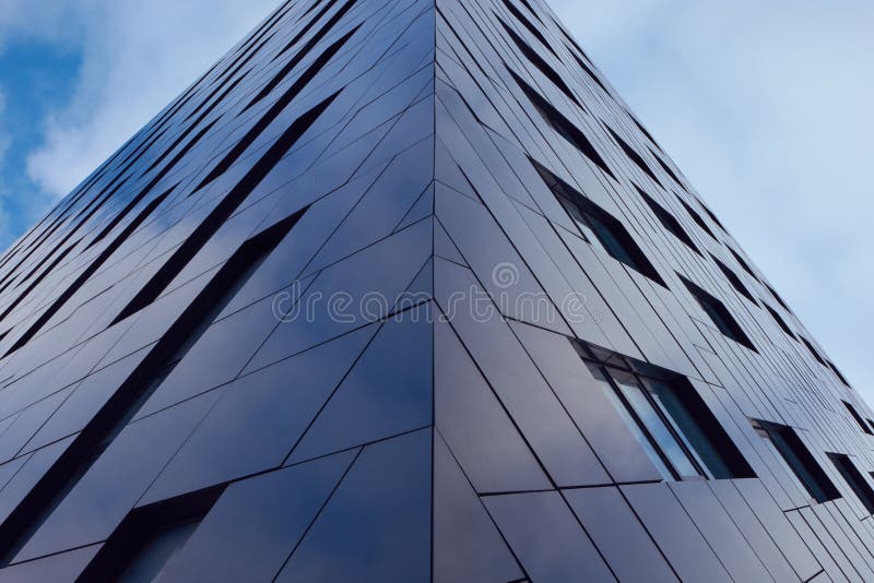 Fasade stock photo. Image of luxury, reflection, modern - 68195498