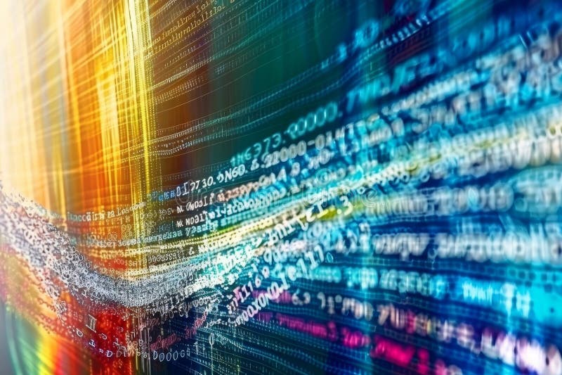 Fascinating Abstract Technology Background with Intricate Hexagonal ...