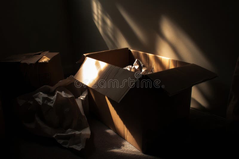 Hyper-realistic Cardboard Box Unwrapping with Dramatic Lighting ...