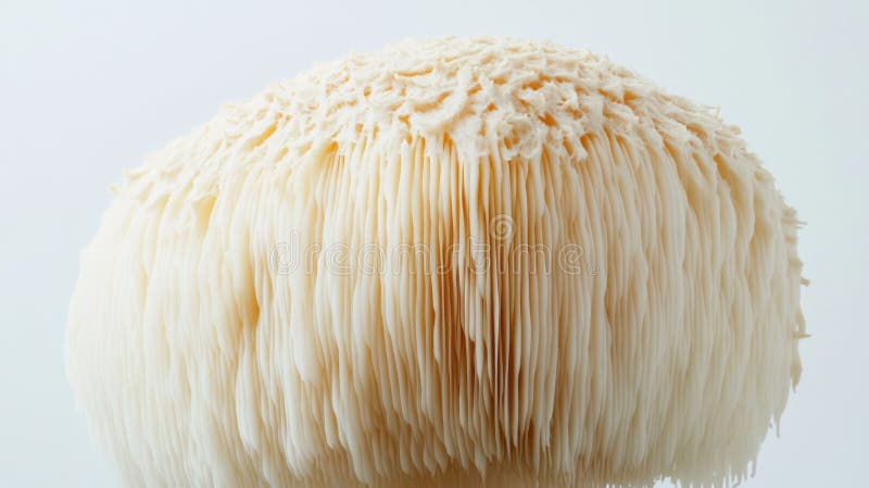 Fascinating Cellular Structure of a Mushroom Cap Stock Illustration ...