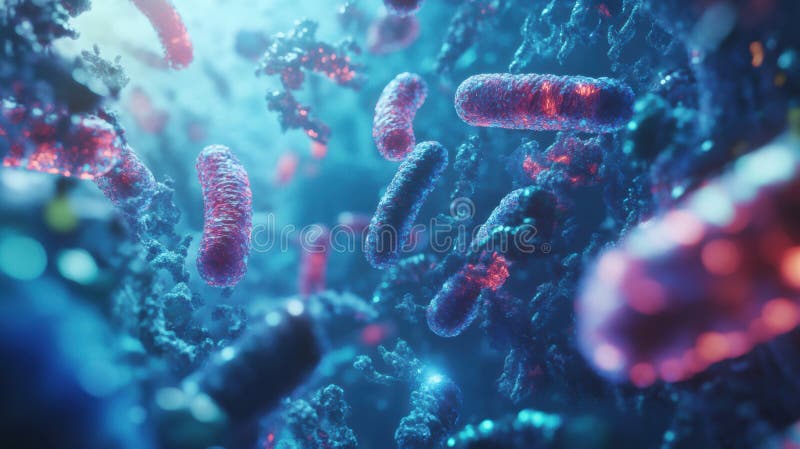 A Fascinating Depiction of Diverse Bacteria in Various Colors ...