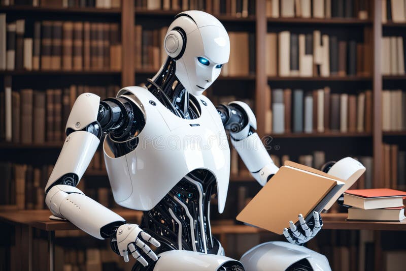 Machine Learning in Action: a Human Robot Reading Books in a Library ...