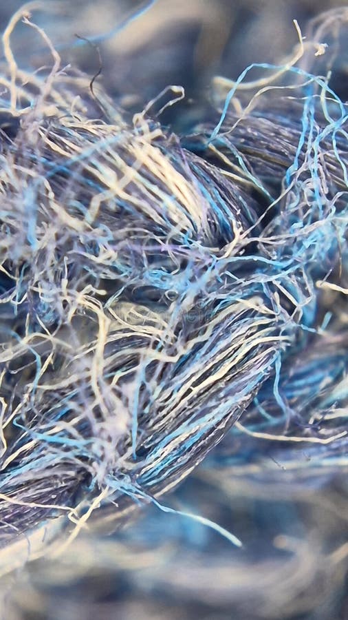"Cotton Details: a Macro Video of Textiles Under the Microscope" Stock ...