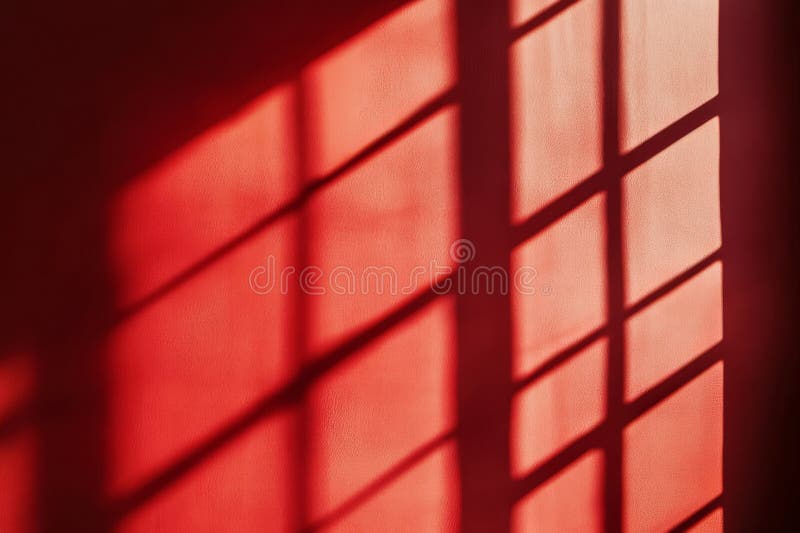 Fascinating Red Shadows Projected on the Wall Create an Engaging ...
