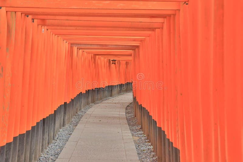 Fascinating Shrine in Japan with Red Gate Stock Image - Image of color ...