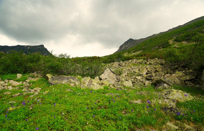 Fascinating Summer Hike in Buryatia Stock Image - Image of haze ...