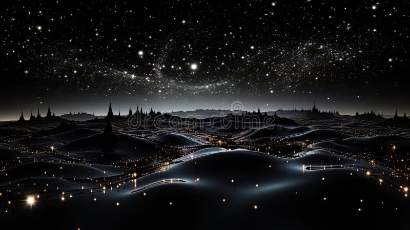 A Fascinating View of the Night Space, Where Constellations Create ...