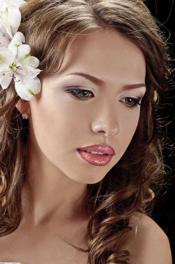 Fascination bride stock image. Image of skin, black, style - 20648503
