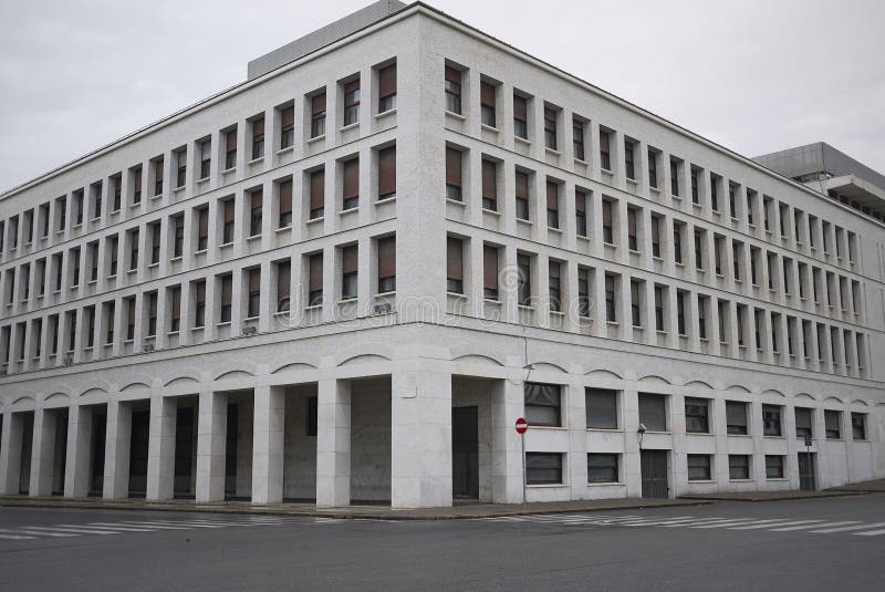 Fascist Architecture Buidings Editorial Image - Image of nazioni ...