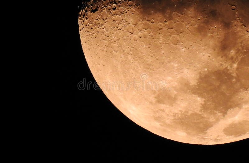 Fotos de Stock de Fases Amarelas Da Lua Em Uma Obscuridade Fundo Azul ...