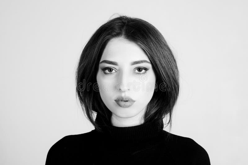 Fashion And Beauty Makeup Cosmetics Pretty Girl With Look Skincare Confident Fashion Model