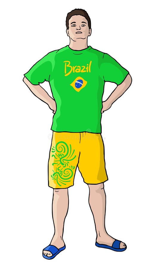 Brazil fashion palm stock vector. Illustration of design - 33555793