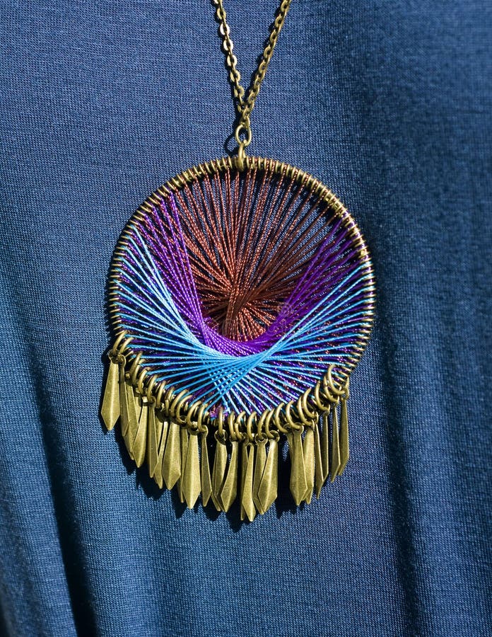 Fashion Craft Necklace Pendant Stock Image - Image of pendant, jewelry ...